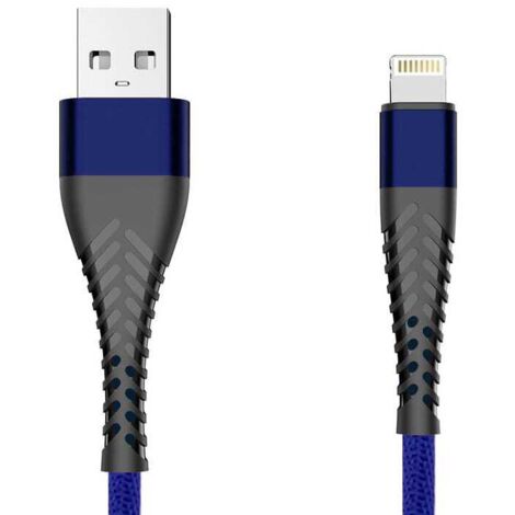 Spider Braided Lightning-Kabel (3 m, Blau)