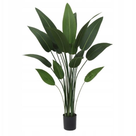 Künstlicher Bananenbaum XXL Pflanze im realistischen Topf 110cm