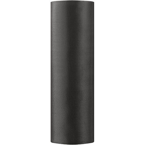 Glatter Satin, schwarz, 0,16 x 9m (1 Stk. / 9 m)