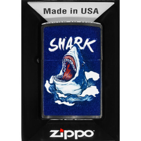 ZIPPO Feuerzeug SHARK DESIGN Geschenkset Nr. 2