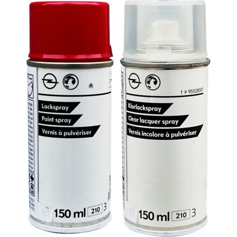 Original Lack für Opel Z50B 2er Set 150ml Powerrot Spray