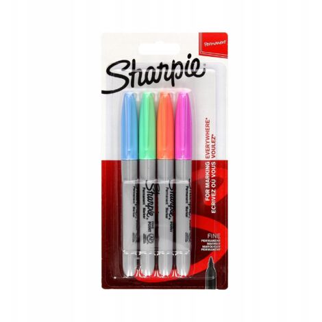 MARKER SHARPIE F PASTEL 4 FARBEN 2065402
