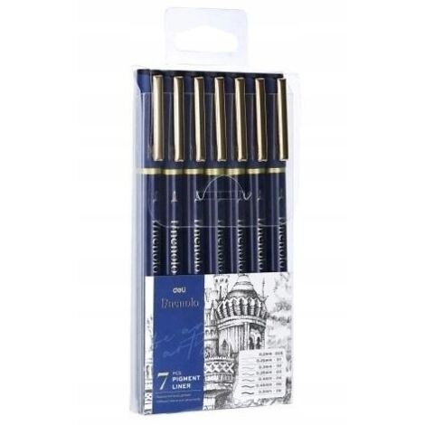 DELI ZEICHNUNGS-FINELINER 7 STK 5536