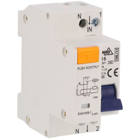 Differenzialschutzschalter 2P C 16A 30mA A06-SNL-32-C16