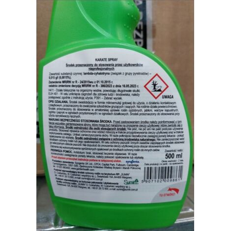 SUMIN KARATE SPRAY RTU gegen Blattläuse und Raupen 500 ml