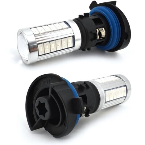 Stück HP24W LED-Lampe 12-24V CANBUS Piercing roter Lampenschirm