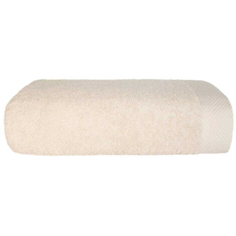 Handtuch 70x140 Boho dick creme 100% Baumwolle 500g weich Premium