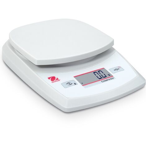 Universelle technische Laborwaage mit Batterien COMPASS CR 2200g / 1g ...