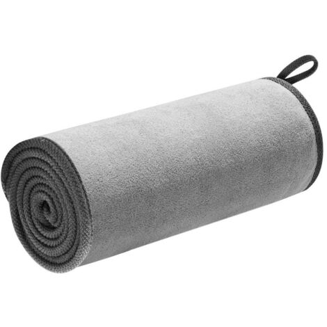 Mikrofaser Auto Trockentuch 40x40cm grau - 2er SET