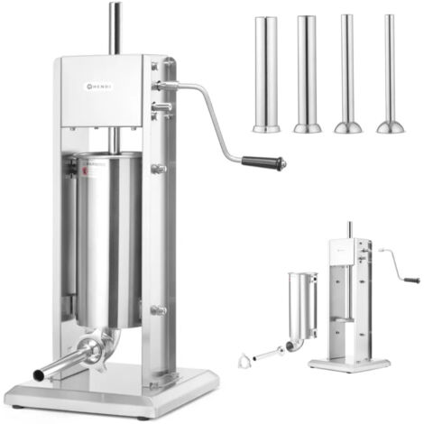 HENDI Wurstfüllmaschine Profi Line, Profi Line, 5L, 304x304x(H)640mm