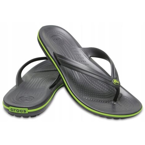 CROCS CROCBAND FLIP 11033 M06 EU39 W08 GRAPHITEVOLT GRÜN