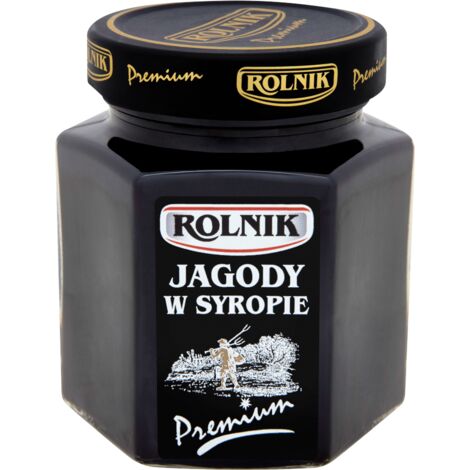 Rolnik Premium Blaubeeren in Sirup 320g - Geschmack des Sommers im Glas