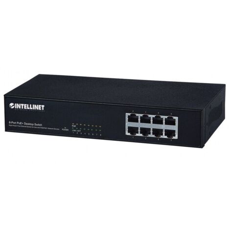 Intellinet 8-Port PoE-Switch 10/100 Mbit/s - verwaltet