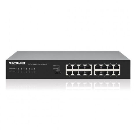 Intellinet - 16-Port Gigabit Switch RJ45 - Unmanaged