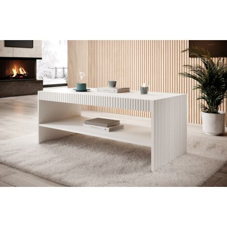 Couchtisch Weiss Matt Modern