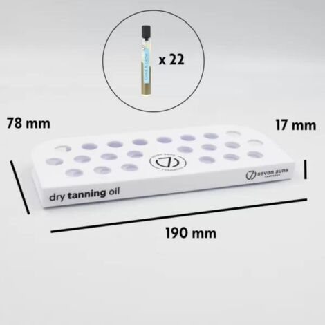 7suns Gold & Glow Display für 22 Öle