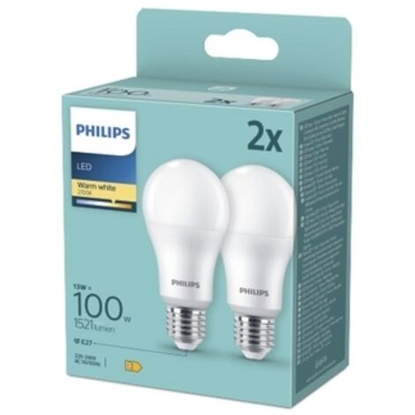 Philips LED-Lampe 13W E27 2 Stk.