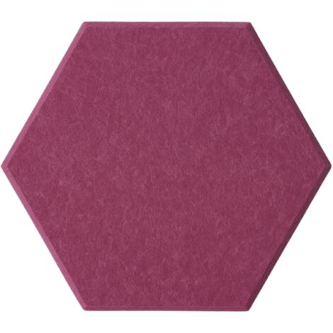3D HEXAGON FILZ WANDPANEELE Kopfstütze selbstklebend akustisch weich