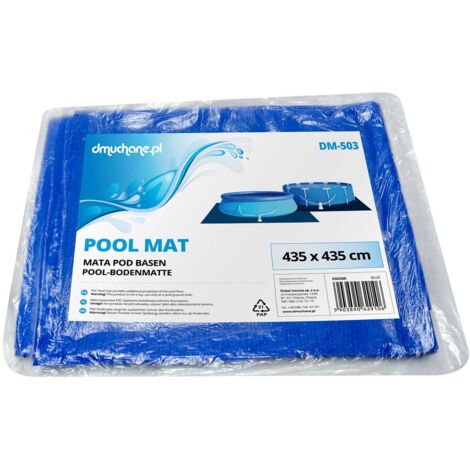 Universelle Folienmatten-Plane für einen Gartenpool 435 x 435 cm DM-503