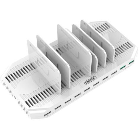 UNITEK 10X USB-LADESTATION MIT QC3.0, Y-2190A