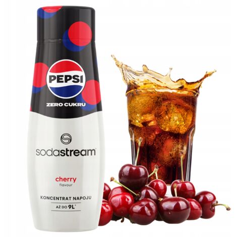 Sirupkonzentrat zum Aufsprudeln von Wasser SodaStream Pepsi Cherry Zero Sugar 440 ml