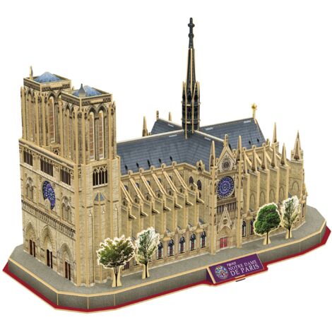 CUBIC FUN PUZZLE 3D NATIONAL GEOGRAPHIC NOTRE DAME PARIS 128 Teile. DS0986h