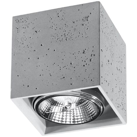 LUCIA 1 GU10 ES111 Deckenfundament Grauer Beton LUMILO 06.344.46