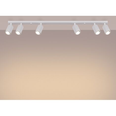 AMBER 6 GU10 WEISSER ALUMINIUM-SPOTLIGHT LUMILO 15.579.47