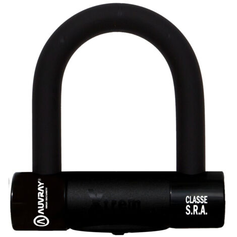 AUVRAY U-LOCK XTREM MEDIUM BLACK EDITION Verschluss - 18mm Stift, 155mm ...