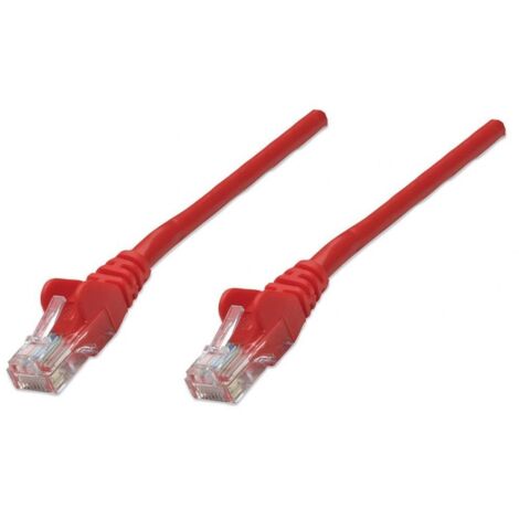 Patchkabel 100 % Kupfer Intellinet Cat.6 UTP, 0,5 m, Rot