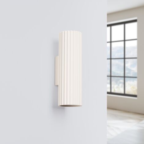 WANDLAMPE BERNSTEIN 2 GU10 BEIGE ALU LUMILO 16.435.53