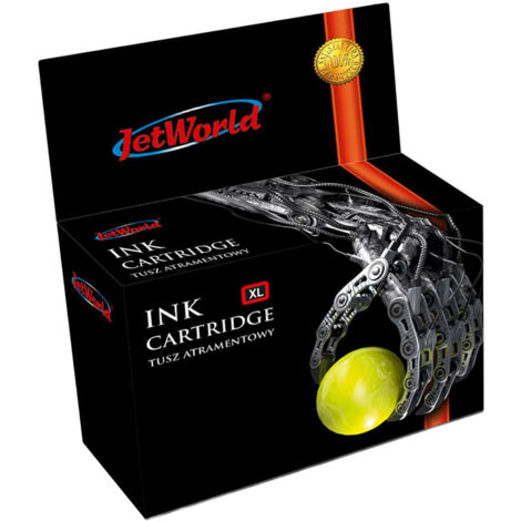 JetWorld Gelbe HP 655XL Tintenpatrone, wiederaufbereitet (zeigt ...
