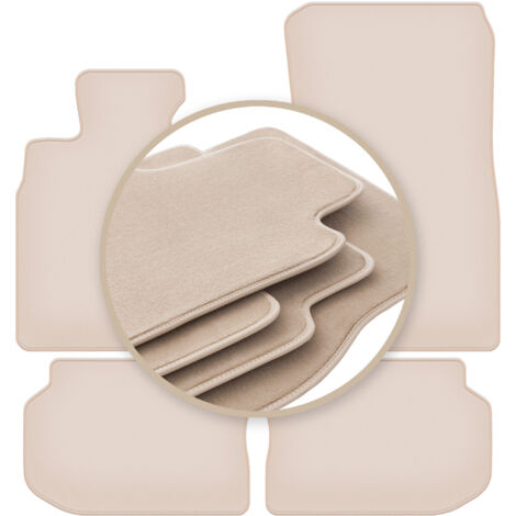 PREMIUM beige Fußmatten für: BMW 5 F11 Kombi, Touring 2010-2013
