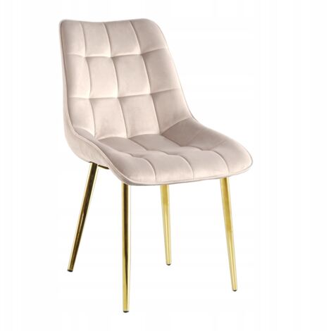 Luxus Esszimmerstuhl Beige Gold Ebenbild