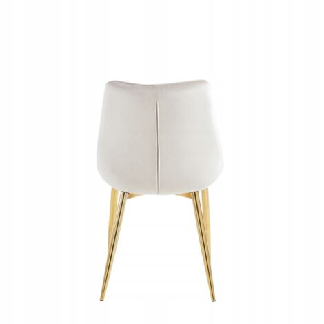 Esszimmerstuhl Beige Gold