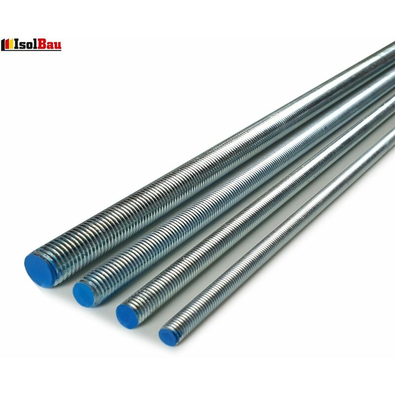 Gewindestange 1 m DIN 975/976 Edelstahl 8.8 galv. 5.8 verzinkt Gewindestangen Durchmesser:: M8 ...