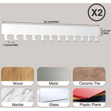 Rangement mural pour chaînes et bijoux :Étagère murale, support de ...