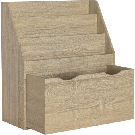 Estante de madera VCM con cajón de rodillos Estante para niños ...