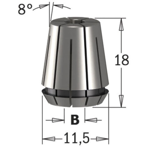 184.040.00H PINZA ELASTICA DIN6499 ER-32 (33x40mm) D=4mm HP