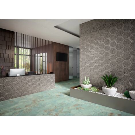 Carrelage Zinc Natural Cooper - Mat 60 x 30cm