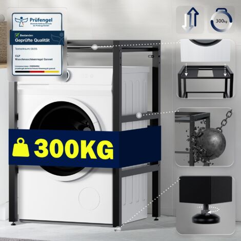 CLP – Étagère pour machine à laver – Construction métallique – Hauteur ...