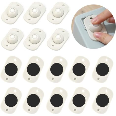 16 Stück selbstklebende Mini-Rollen, Mini-Rollen aus Kunststoff, 360 ...