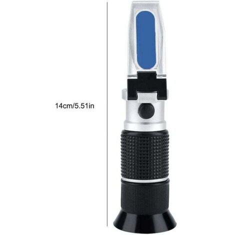 0–90 % Brix-Messgerät, tragbares Refraktometer, Messung des Zuckergehalts für Milch, Bier ...