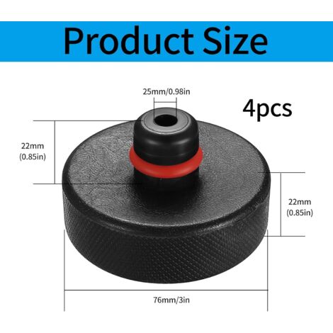 Stück Gummi-Wagenheber-Pads für Tesla Model 3/Y/S/X – Wagenheber ...