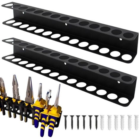 Porta pinze da parete, confezione da 2 - per garage, officina, banco da ...