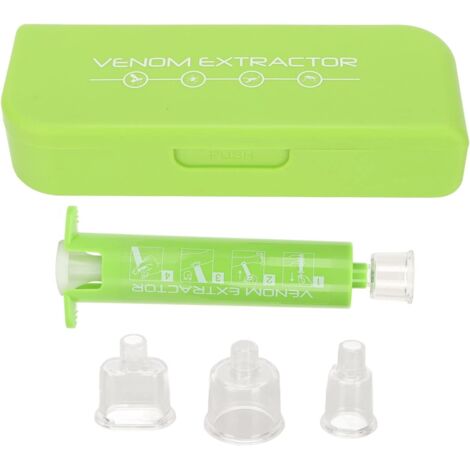 Extractor de veneno con succión, para picaduras de insectos, abejas y ...