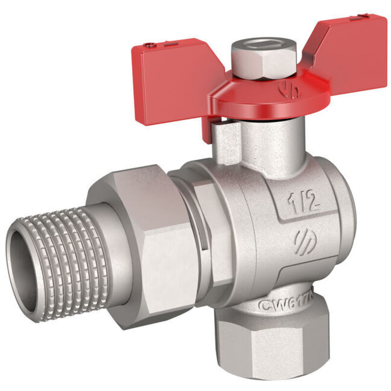 V lvula de ngulo para colector - Uni n hembra - macho - Manette PAP 20x27