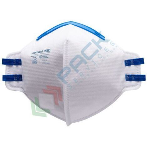 Confezione da 20 maschere pieghevoli FFP2 bianche