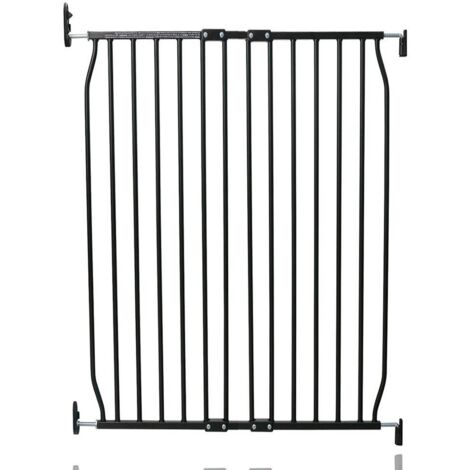 Safetots Extra Tall Eco Screw Fit Baby Gate, Black, 80cm - 90cm, Extra ...