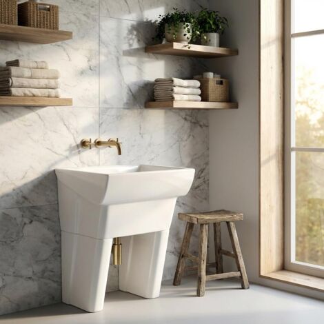 Lavatoio ceramica da appoggio 60x50 cm – Messico Dolomite